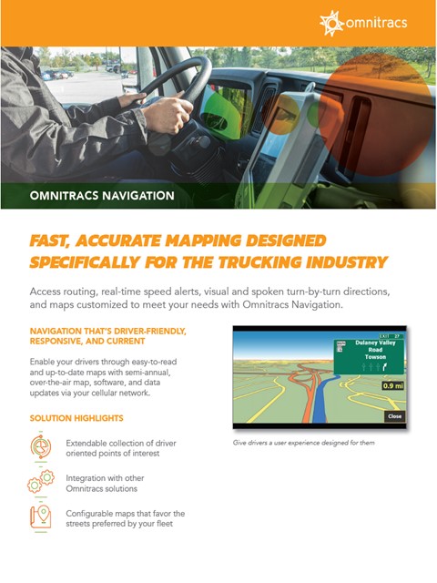 Omnitracs Navigation (Brochure) | Omnitracs